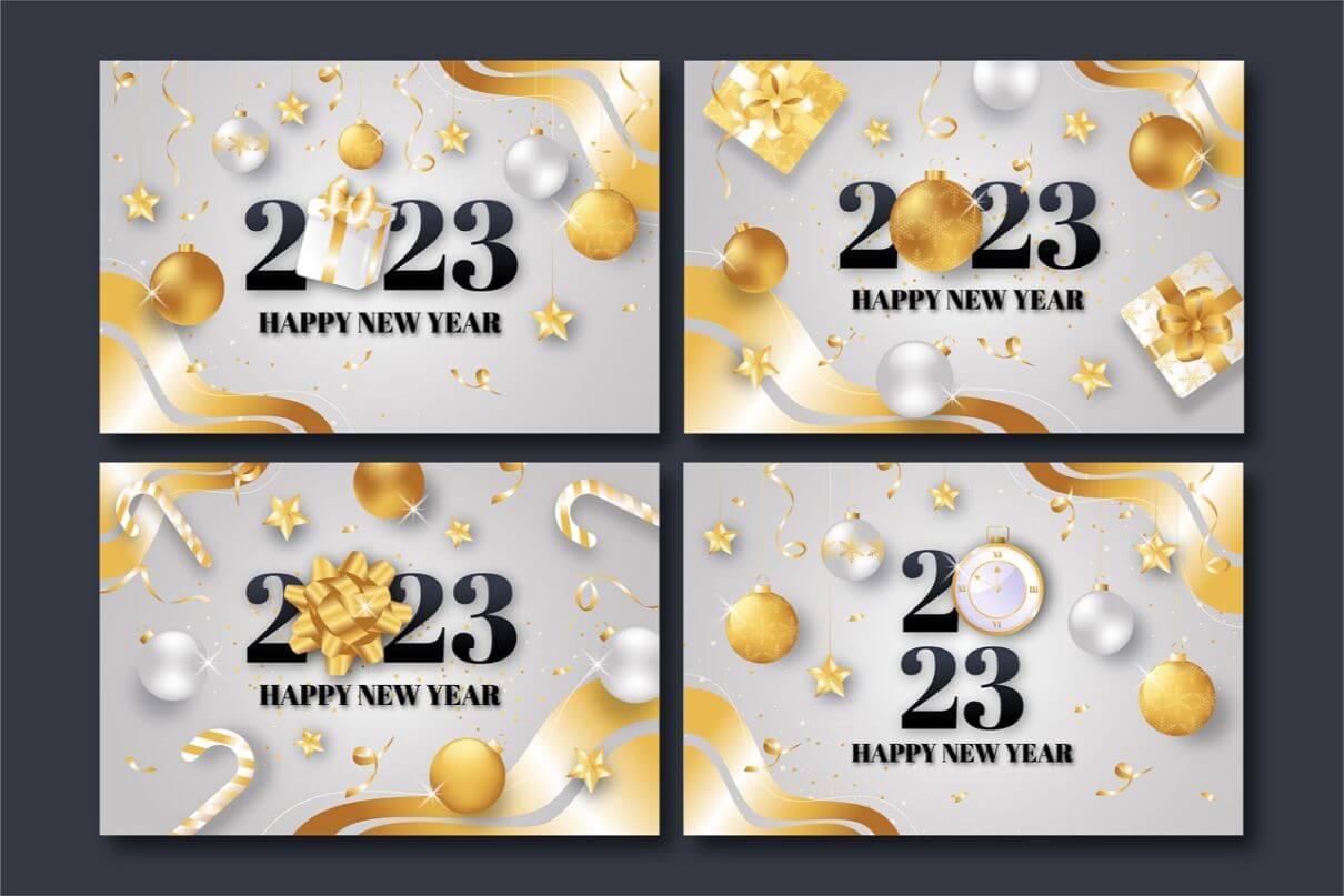 New Year Freebies: 5 Types of Free Happy New Year Illustrations and ...